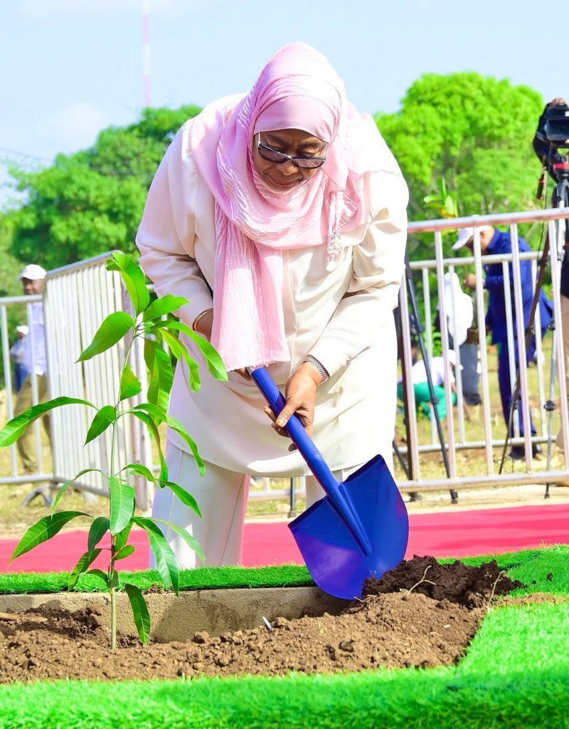 PRESIDENT SAMIA MARKS BIRTHDAY WITH TREE-PLANTING FOR ENVIRONMENTAL ...